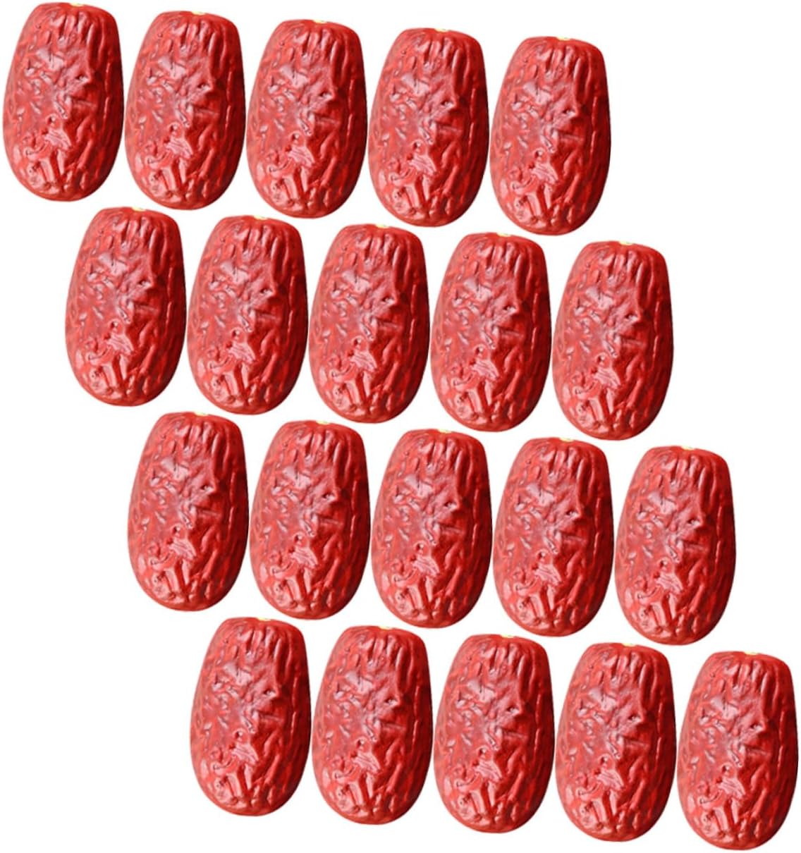 ULDIGI 30pcs Simulated Jujube Fruit Home Decor Strawberry Vase Models ...