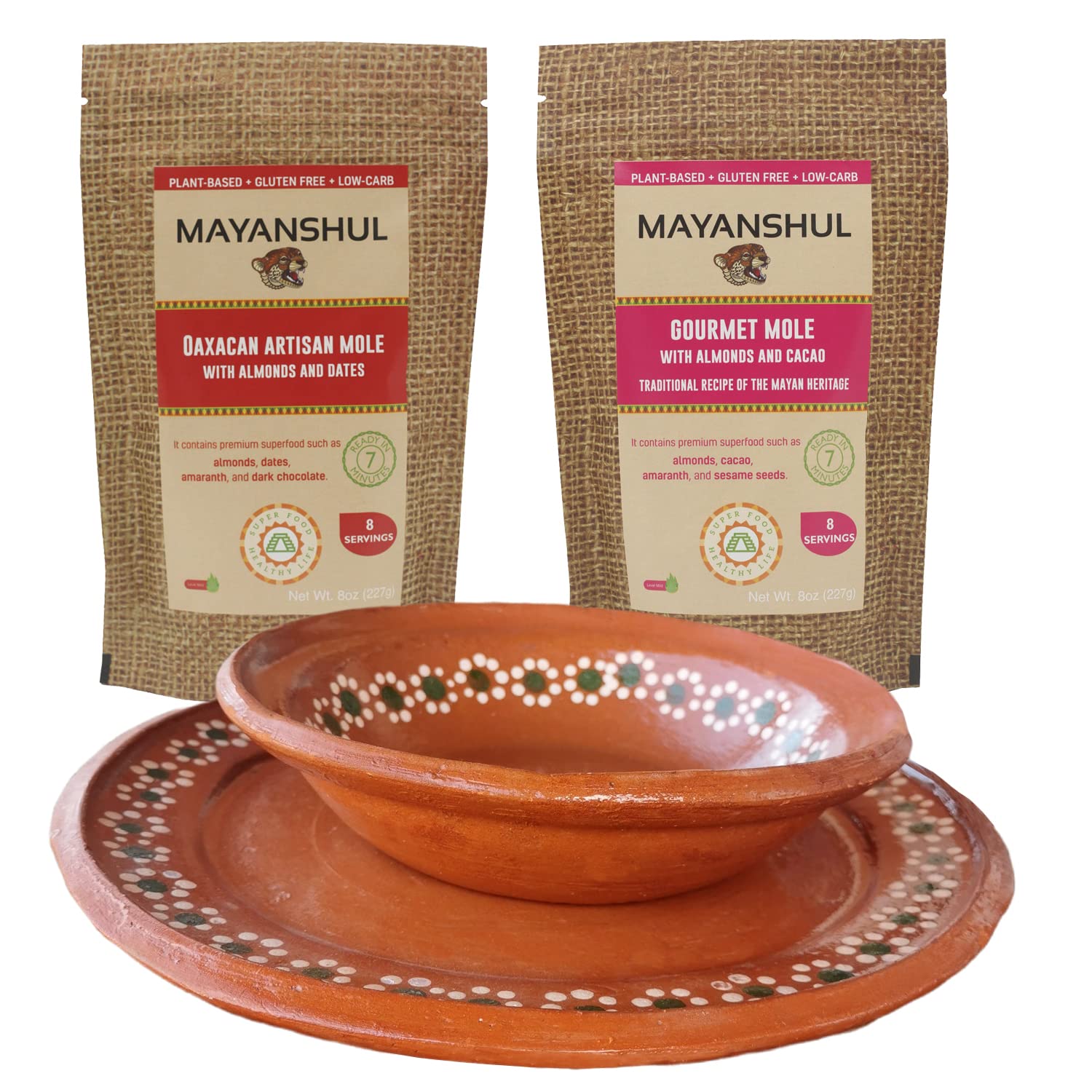 Amazon.com: MAYANSHUL | Mexican Pack: Oaxacan red mole (8oz) + Mole ...