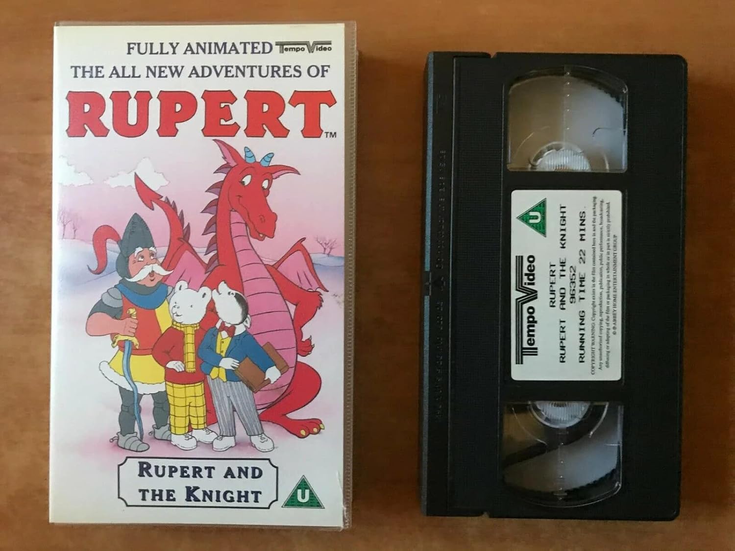 The All New Adventures Of Rupert: Rupert And The Knight [VHS] : Amazon ...