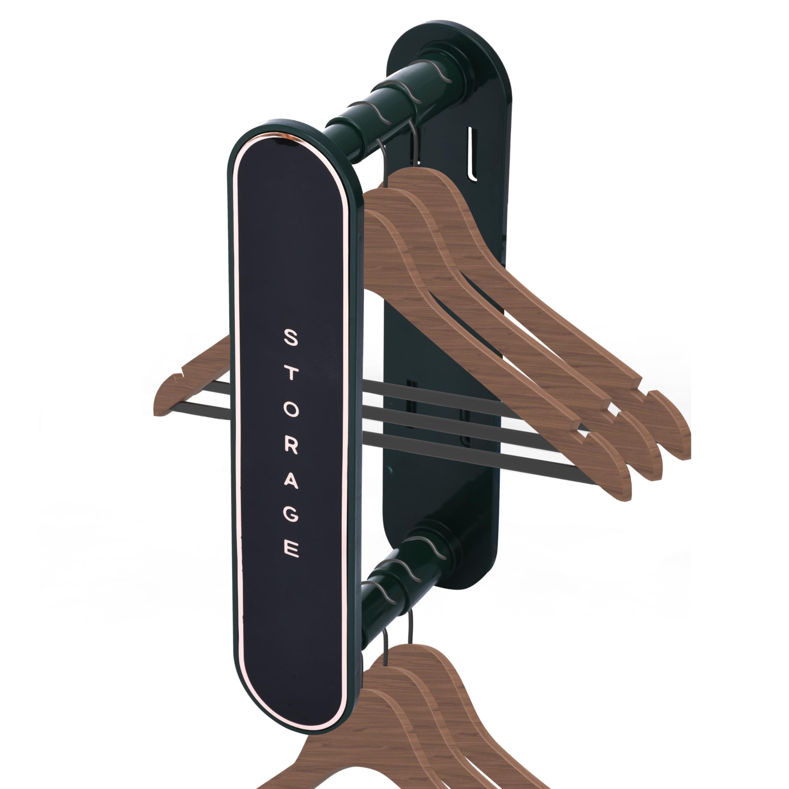 Amazon.com: flybold Hanger Storage Rack - Hanger Organizer Stacker for ...