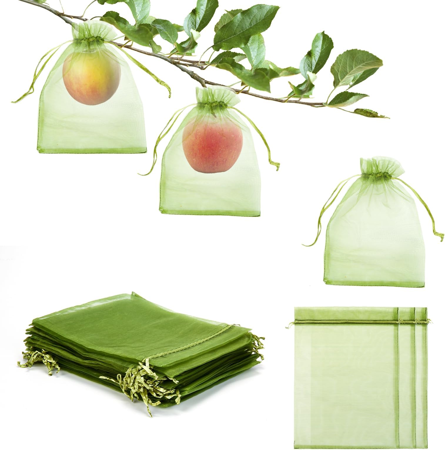 Amazon.com : DEARLIVES Fruit Protection Bags for Fruit Trees, 100 Pack ...