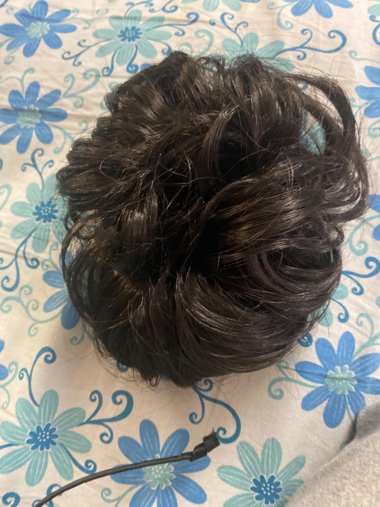 Wizme Set Of 2 Messy Bun Hair Extension Ruffle Juda For Girls And Women ...