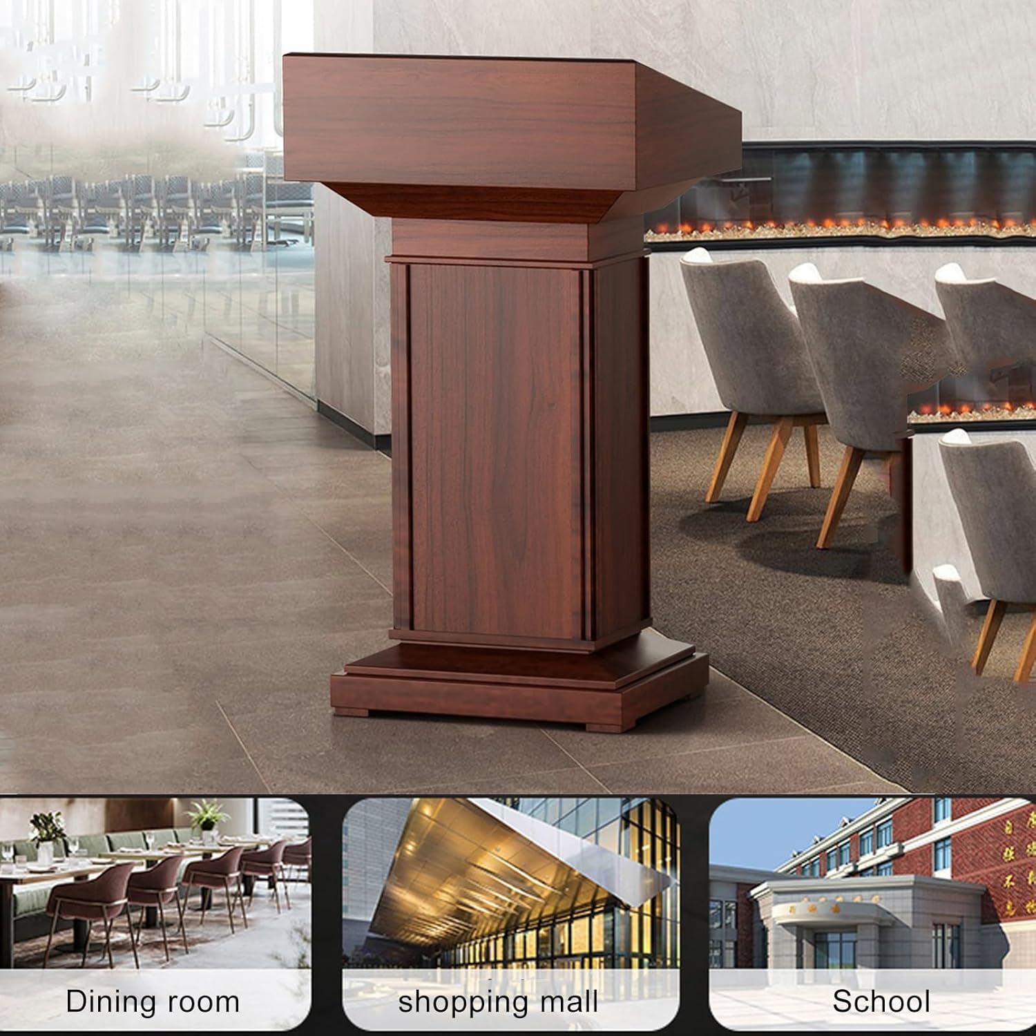 WooDeY Lectern Podium Stand,Podium Stand Wood, Floor Nepal | Ubuy