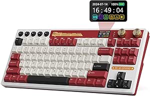 RK ROYAL KLUDGE M87 Mechanical Keyboard Wireless, 75 percent Gaming ...