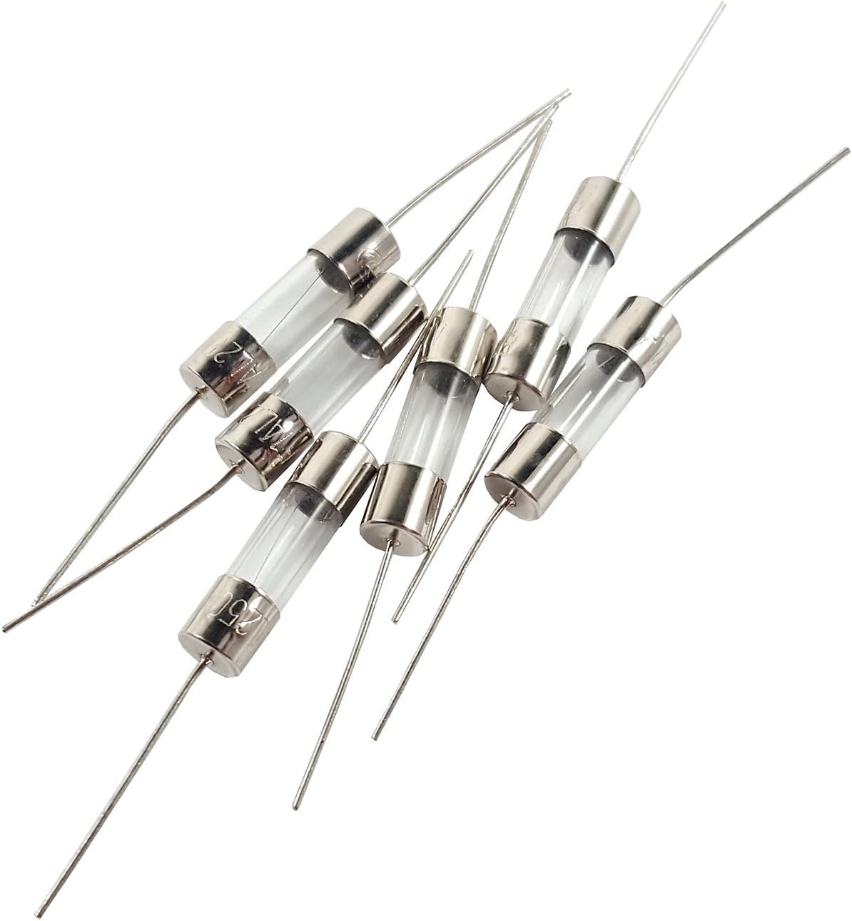 Zephyr Fast Acting Axial Glass Cartridge Fuse (Pack of 6) 5x20mm 250V ...