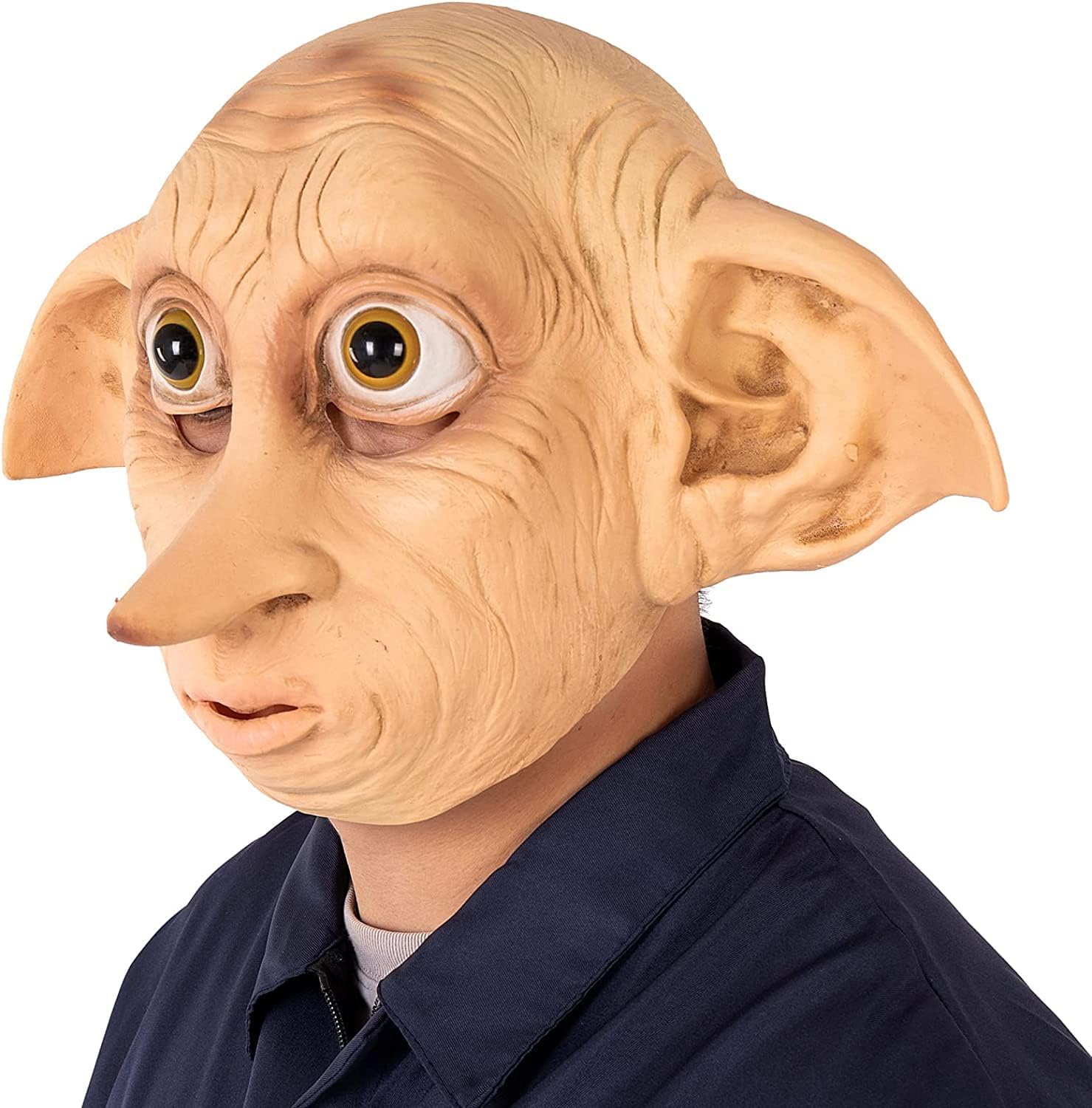 Amazon.com: Dobby Mask Novelty Elf Ears Full Head Headwear Latex Mask ...