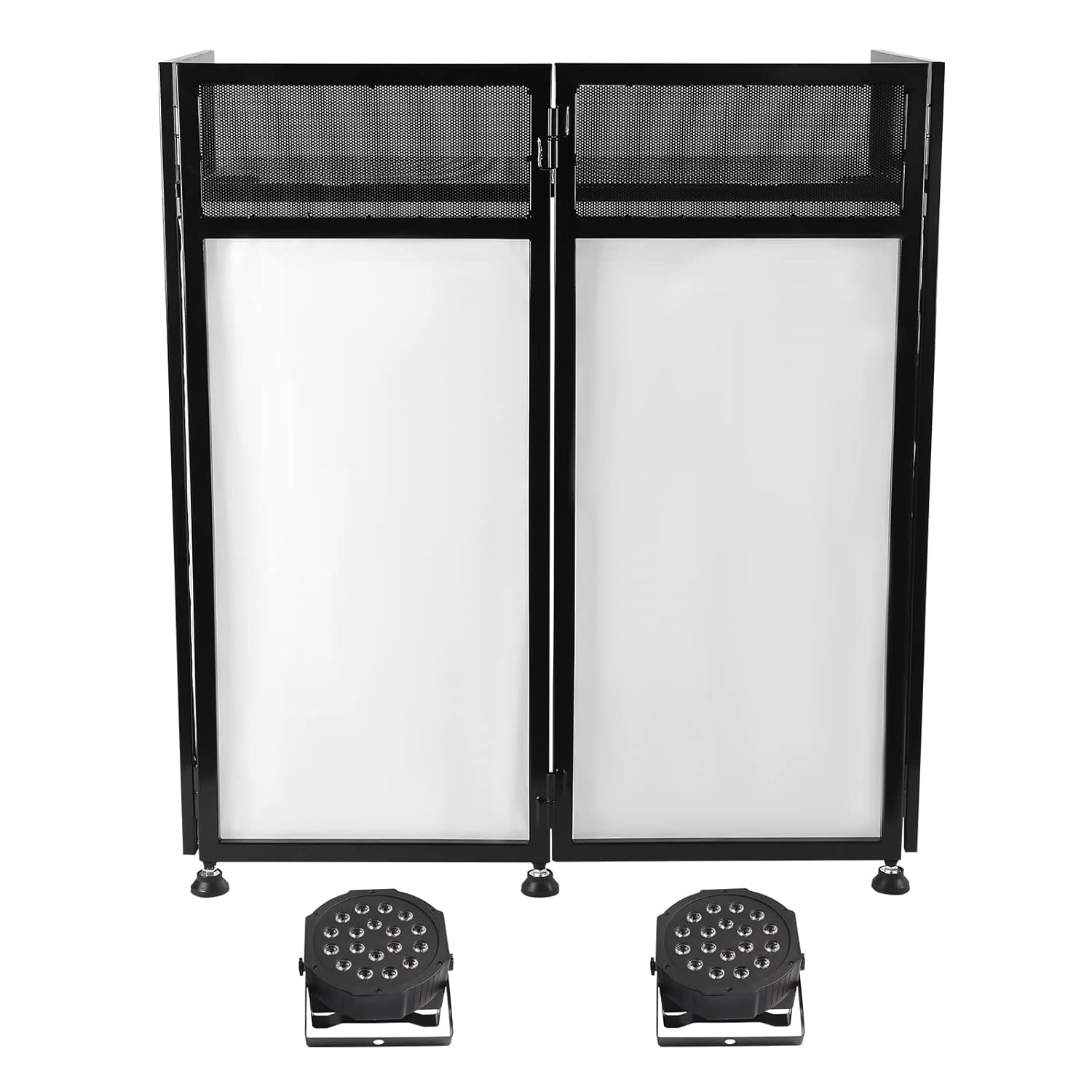 Amazon.com: DJ Facade Booth Table with Black and White Scrims,DJ ...