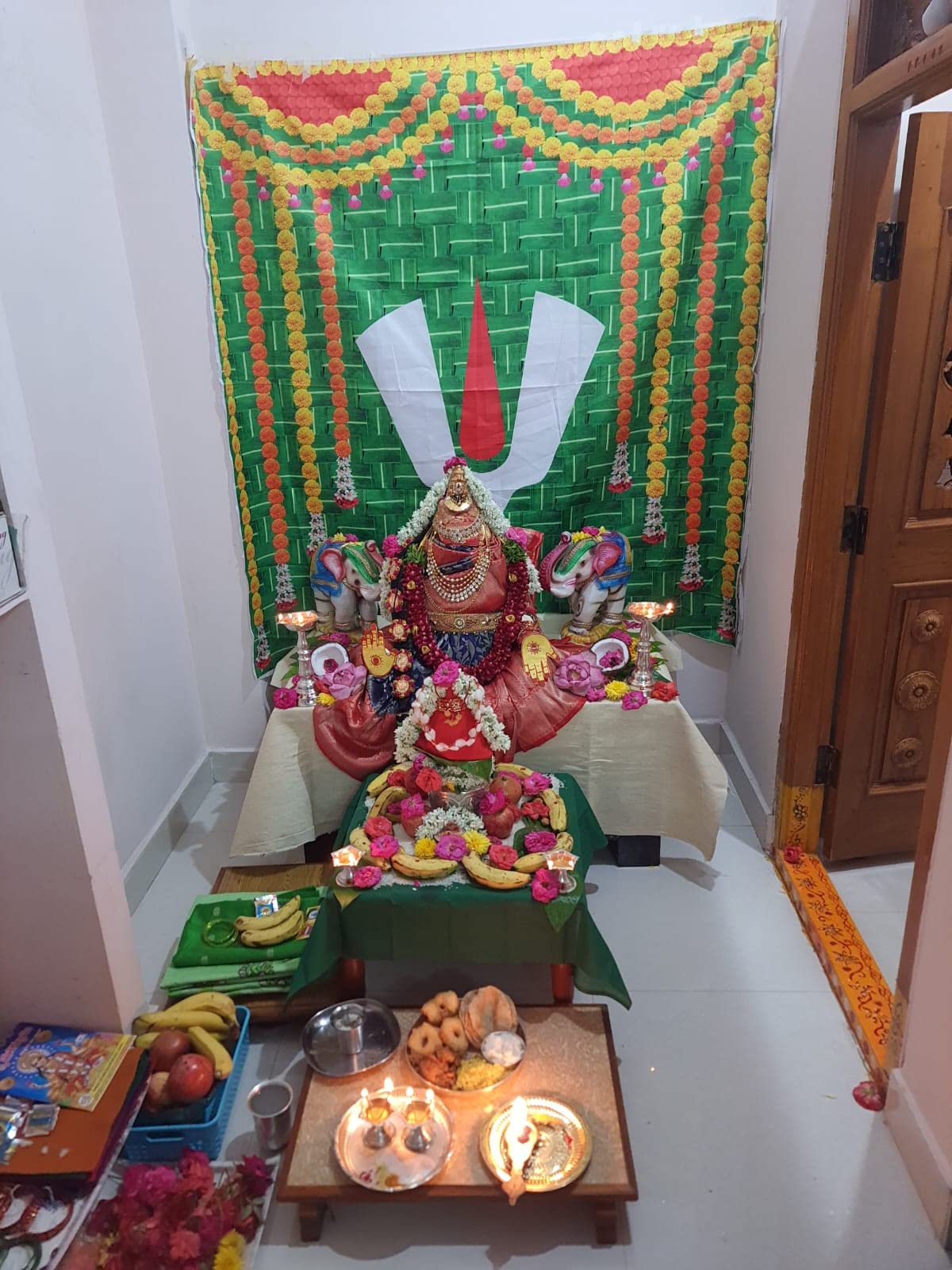 Talambralu Traditional Backdrop Cloth for all Festivals/House hold ...