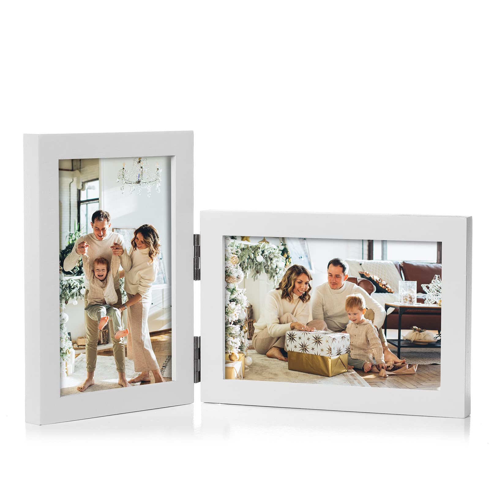 Amazon.com - Tamolus 4x6 Double Hinged Picture Frame Folding Photo ...