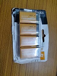 amazon basics AmazonBasics 9 Volt Everyday Alkaline Batteries (4-Pack ...