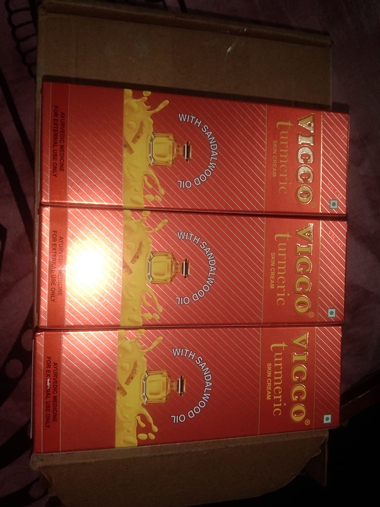 Vicco Turmeric Skin Cream | With Turmeric & Sandalwood Oil for Glowing ...
