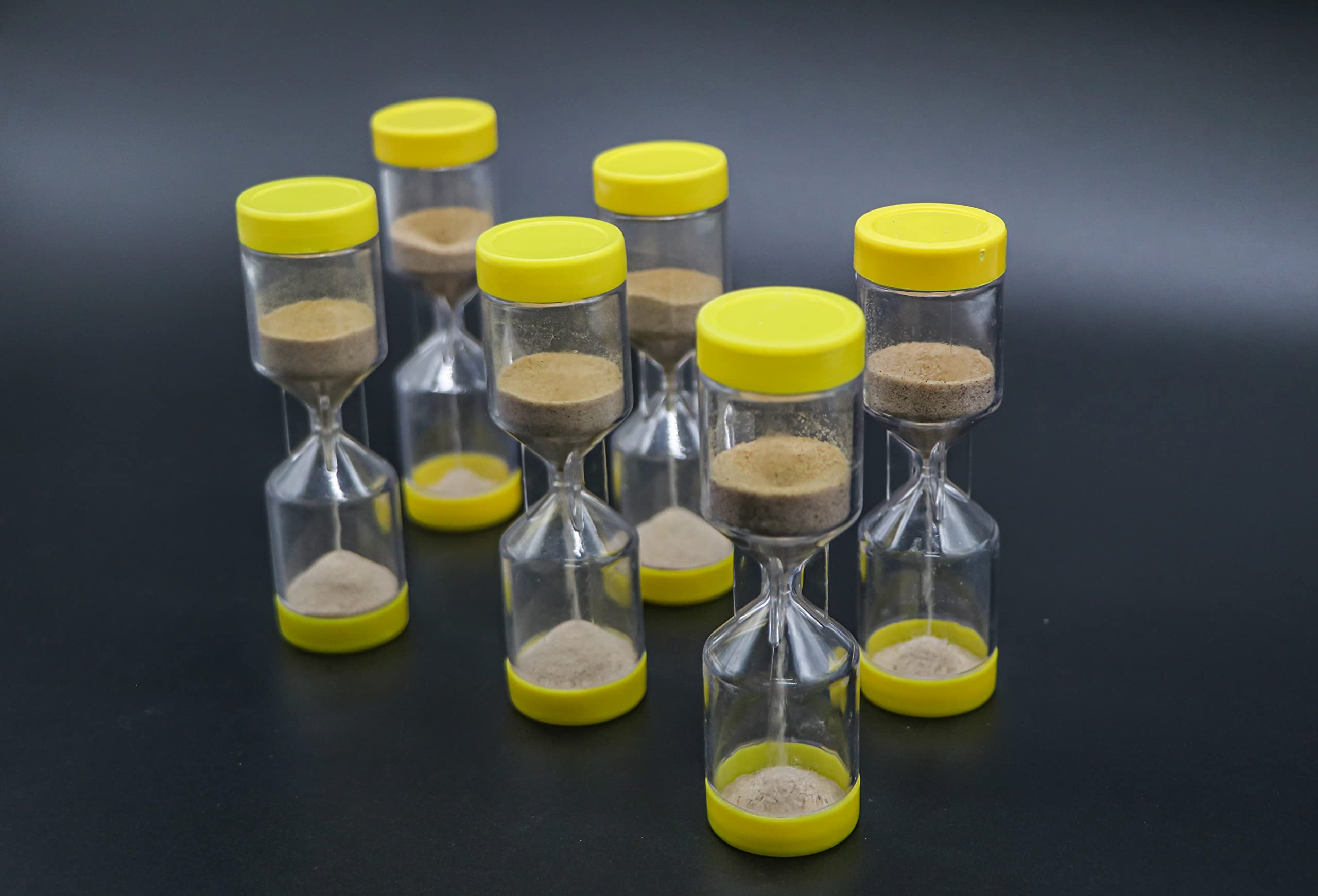 CLAPONE Sand Timer, Hourglass Sand Timers Colorful 1 Minutes Sandglass ...