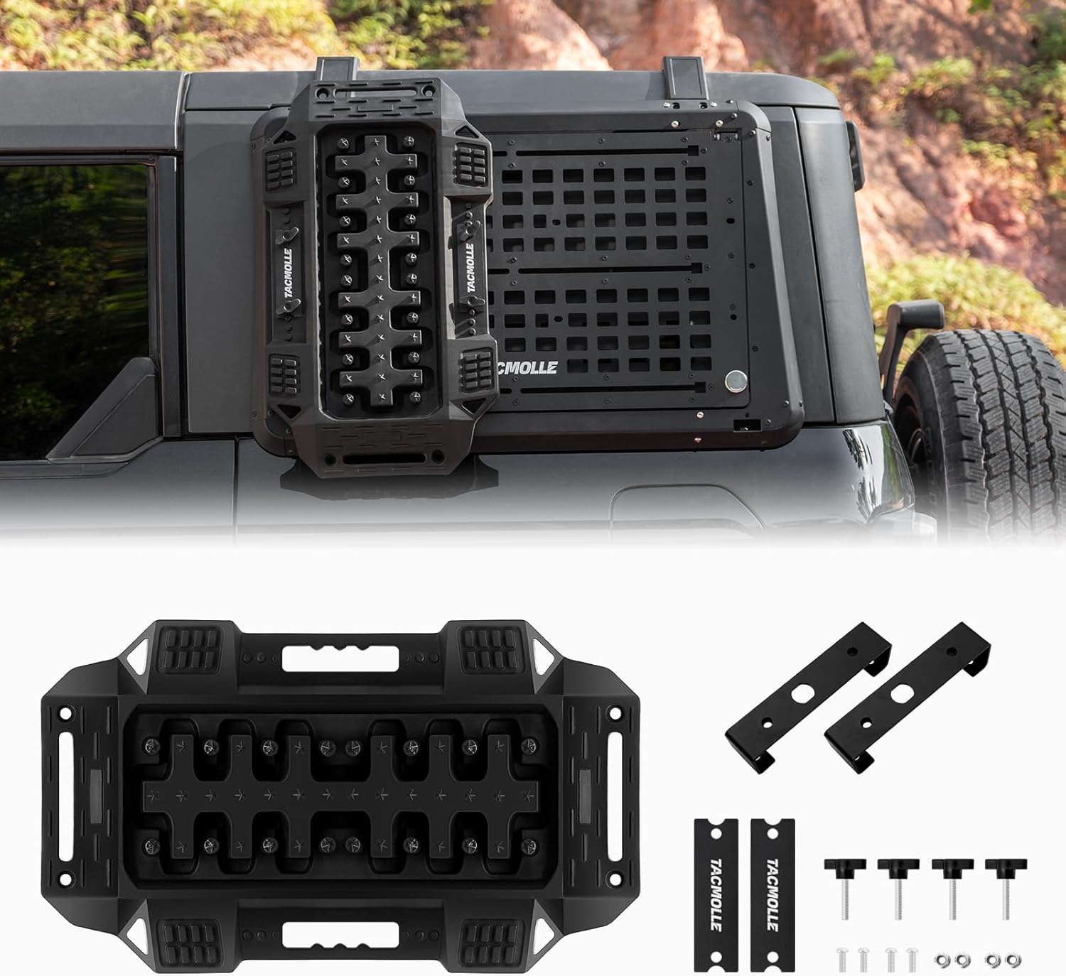Amazon.com: TACMOLLE Recovery Board - MOLLE Panel Offroad Traction ...