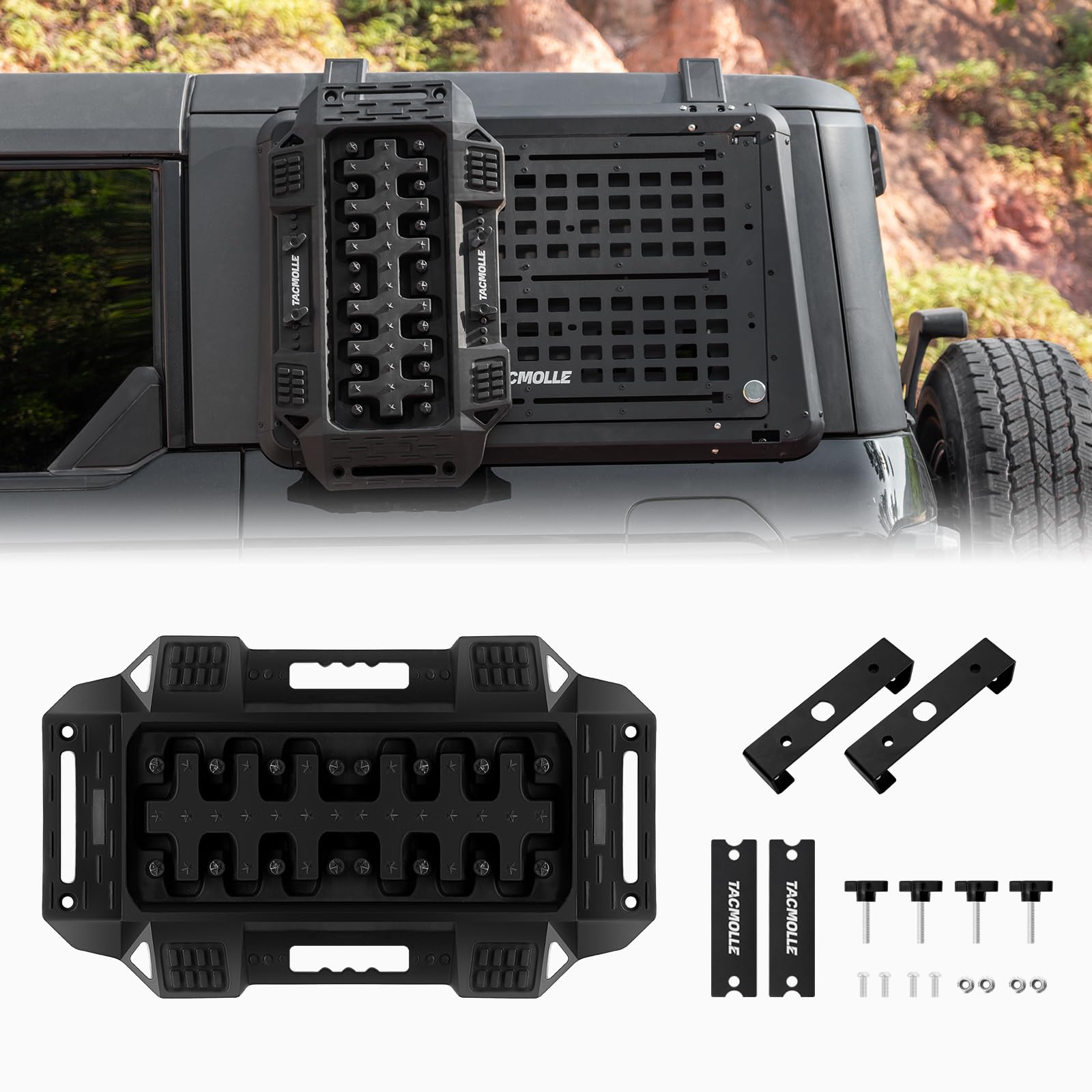 TACMOLLE Recovery Board - MOLLE Panel Offroad Traction Board Mounting ...