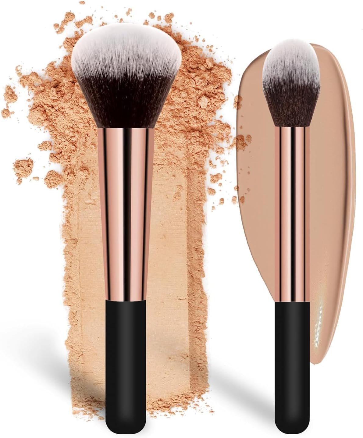 Amazon.com: Makeup Brushes Banidy Powder Foundation Brush Flawless ...