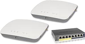 Amazon.com: NETGEAR WAC720-100NAS + GS108PE-300NAS - Discontinued by ...