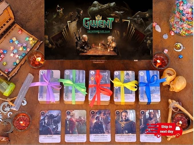 Amazon.com: Gwent Cards (5 Decks | 512 Cards) Complete Set with Playmat ...