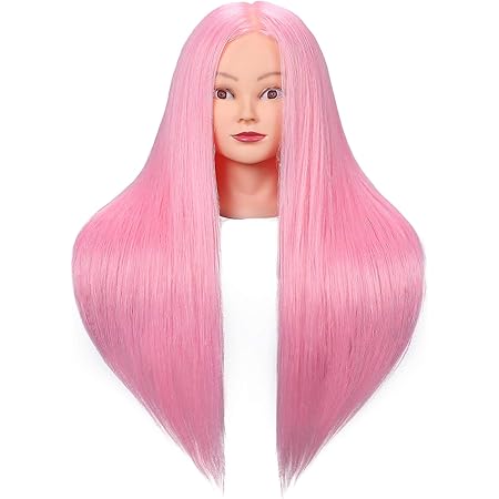 Amazon.com : Traininghead 26"-28" Mannequin Head Hair Styling Training ...
