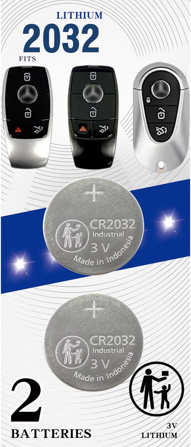 Amazon.com: Key Fob Replacement Batteries for Mercedes-Benz CR2032 (GLE ...