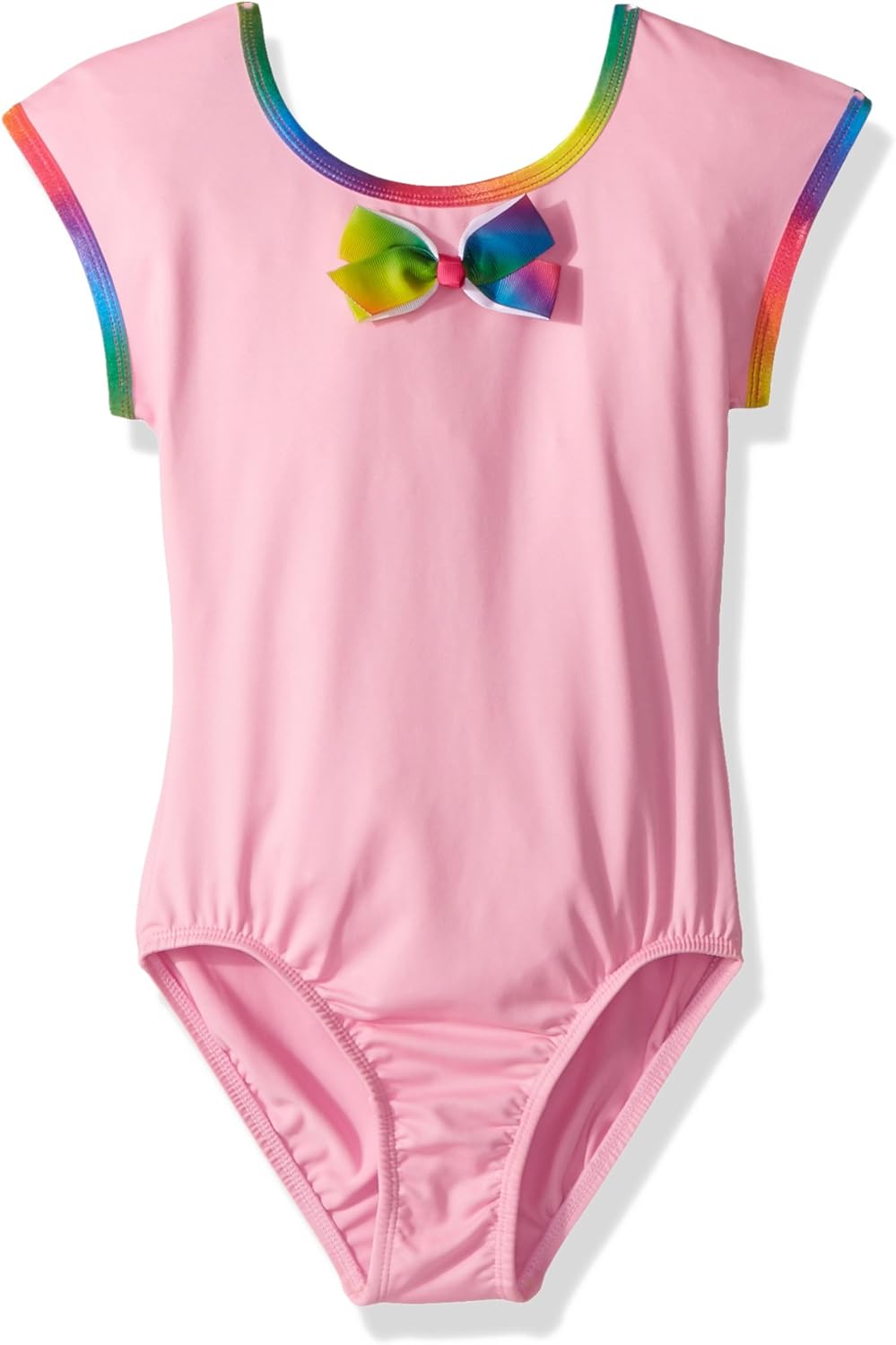 Amazon.com: Jojo Siwa By Danskin girls Rainbow Bows Short Sleeve ...