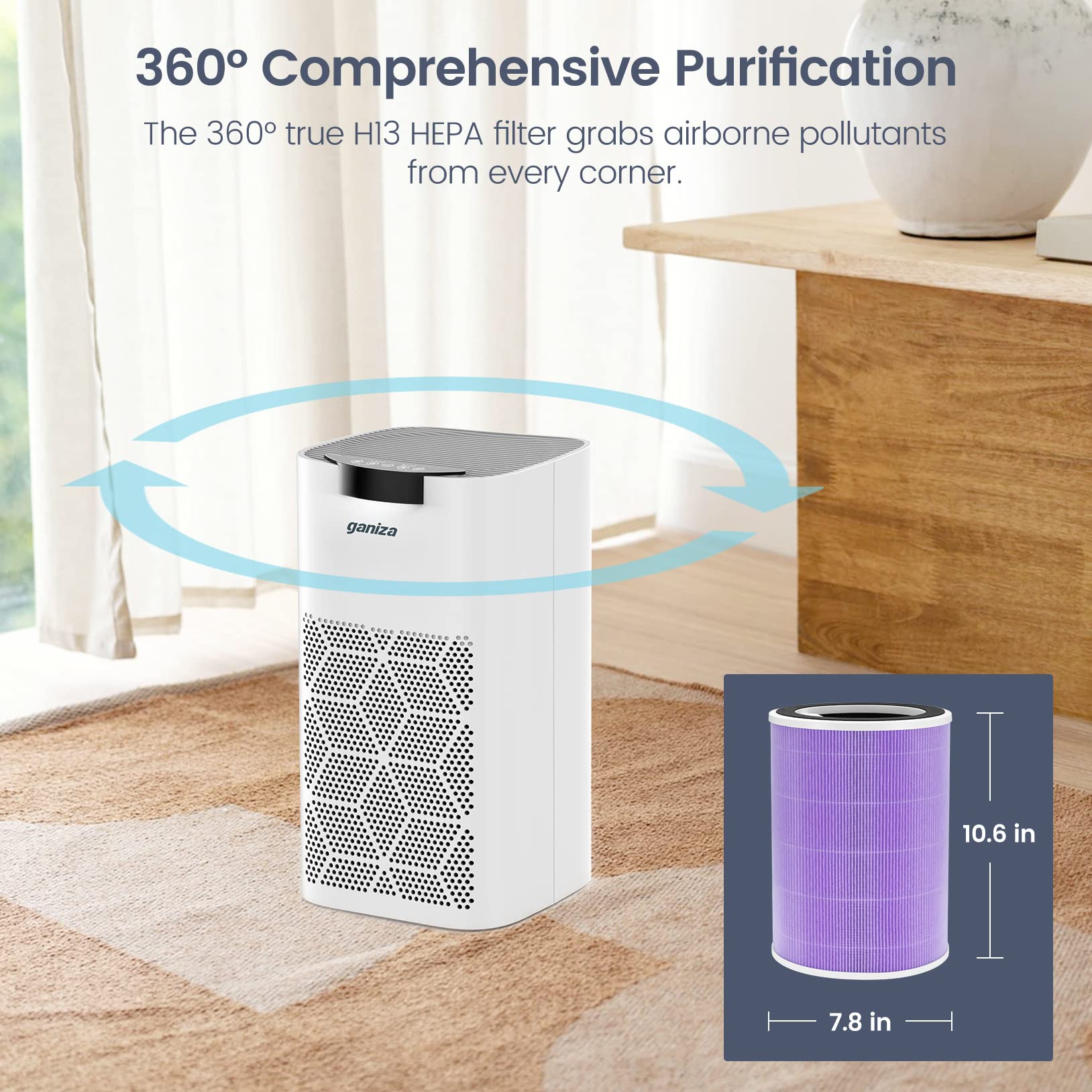 Snapklik.com : G200S G200 Air Purifier Toxin Absorber Filter