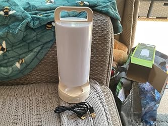 Solar Camping Light Rechargeable Lantern 4400mAh with Power Bank ...