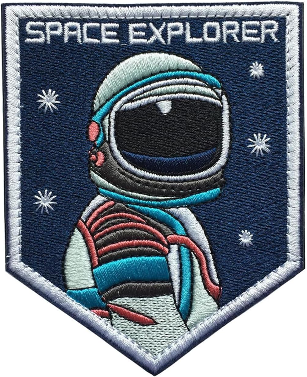 SpaceAuto Space Explorer NASA Astronaut Tactical Morale Patch 3.93" x 3 ...