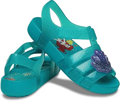 Amazon.com | Crocs unisex-child Disney Princess Isabella Glitter ...