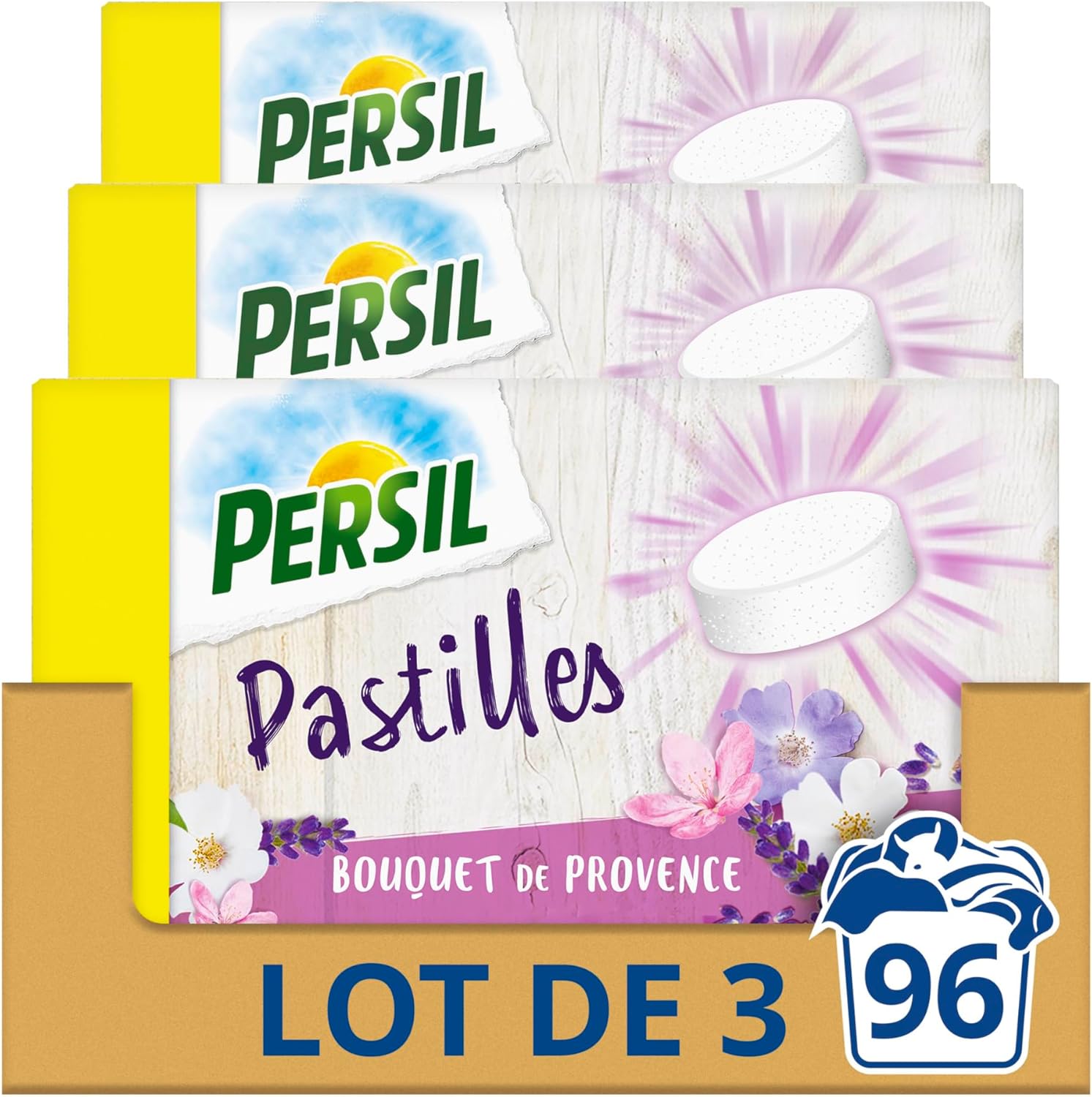 Persil Lessive en Pastilles Bouquet de Provence - 96 lavages - testé ...