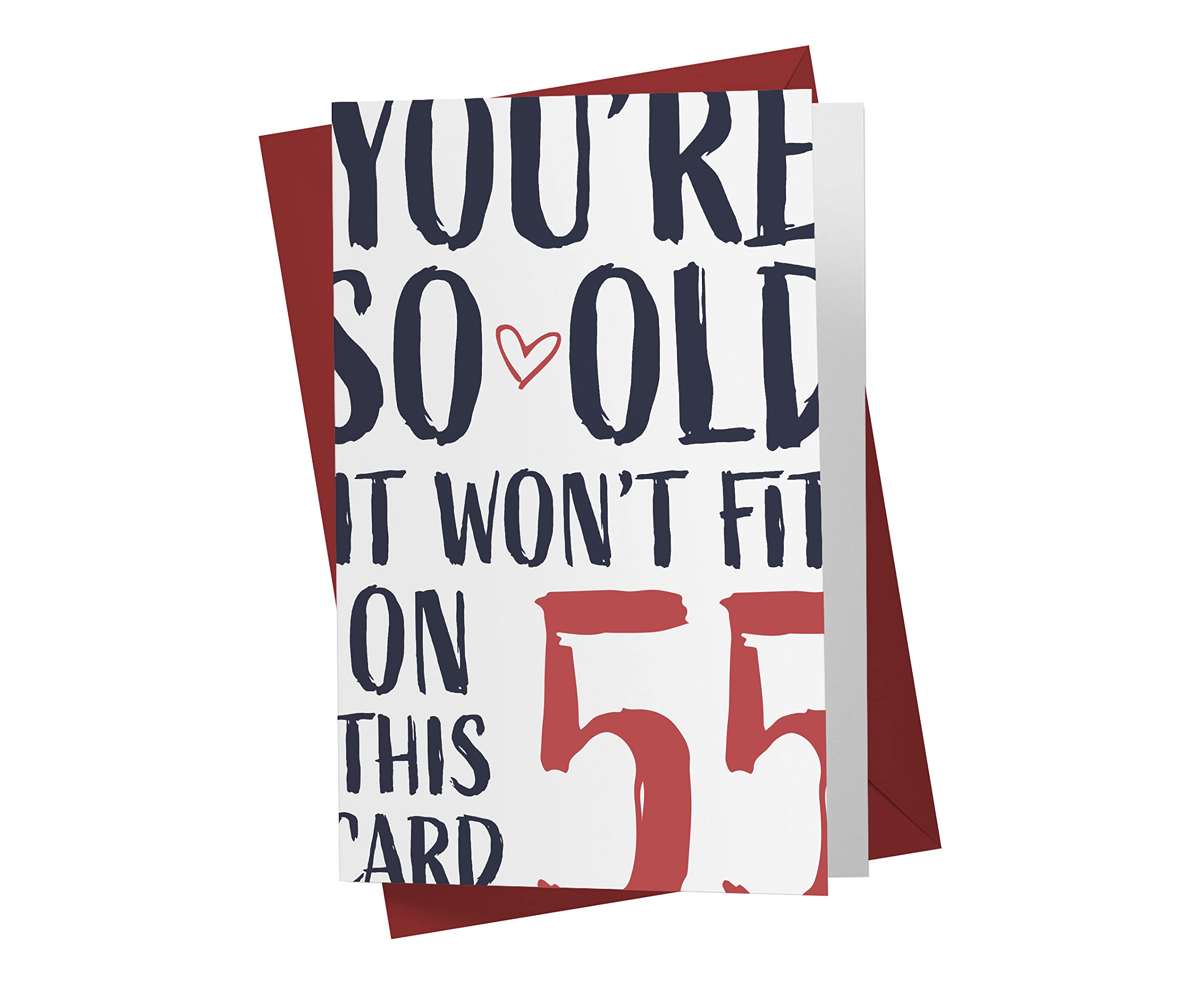 Buy 55th Birthday Card for Him Her - 55th Anniversary Card for Dad Mom ...