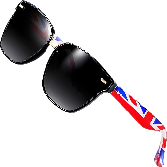 ATTCL Unisex Sunglasses 100% Polarized UV Protection 555 UK-flag ...
