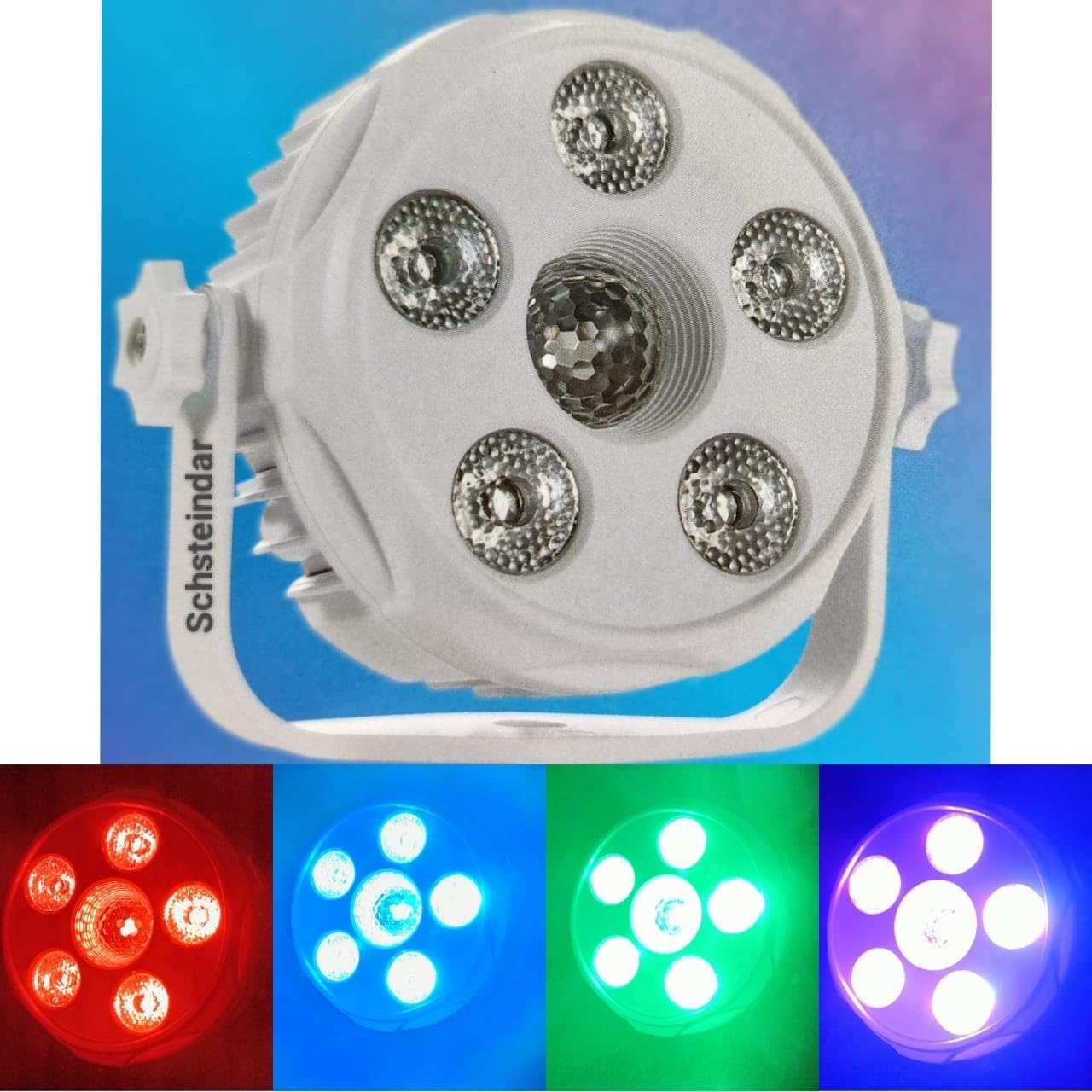Buy Aiman Industries Par Light 6 LED RGB Multi Color Images Reflection ...