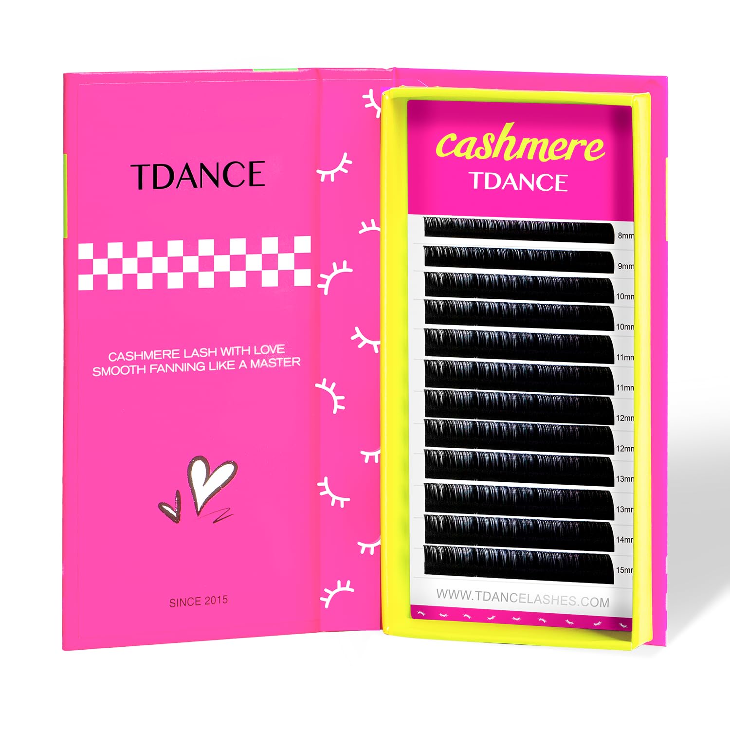 Amazon.com: TDANCE Cashmere Lash Extensions Volume Eyelash Extensions 0 ...