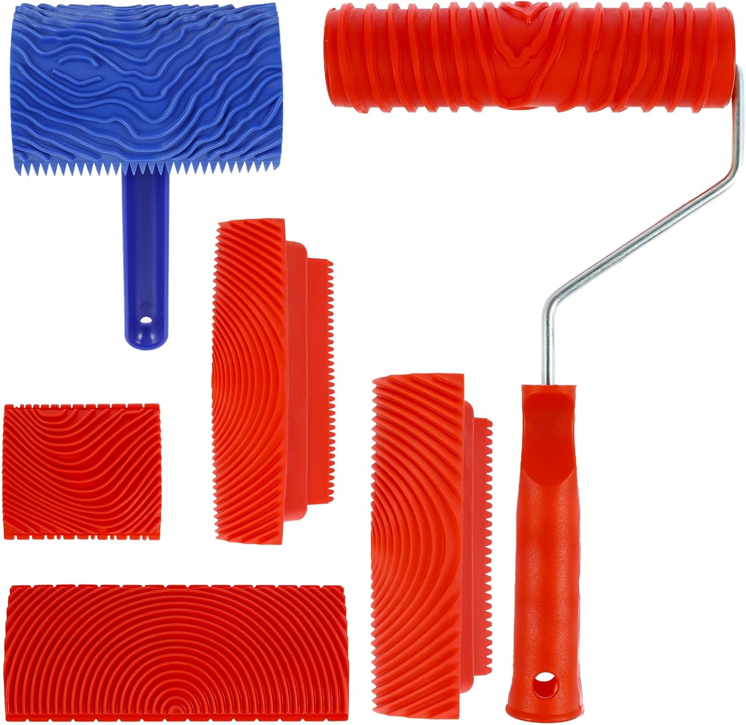 KTZCTPCA Wood Graining Painting Tool Set, Wood Grain Roller Tool Wood ...