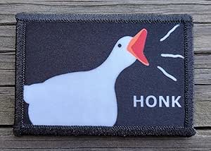 Amazon.com: Goose Honk Morale Patch Hook and Loop Army Custom Tactical ...