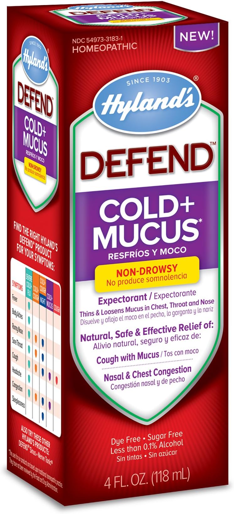 Amazon.com: Hyland's Cold and Cough Mucus Relief Decongestant Defend by ...