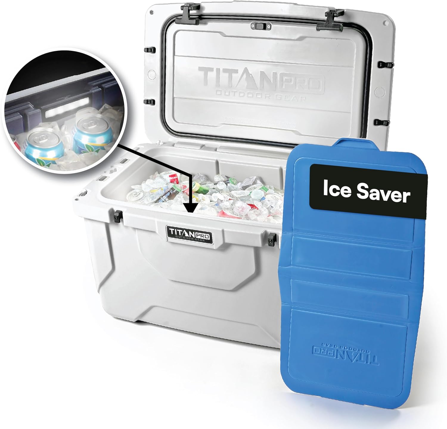 Amazon.com : Titan PRO High Performance Ice Chest - 55 Quart Capacity ...