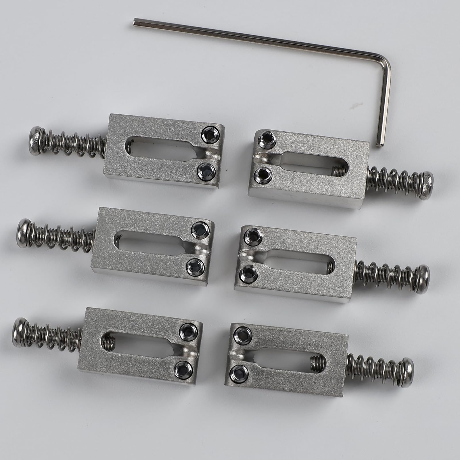 Amazon.com: OVSAL Guitar Bridge Saddles 10.8mm Stainless Steel Guitar ...