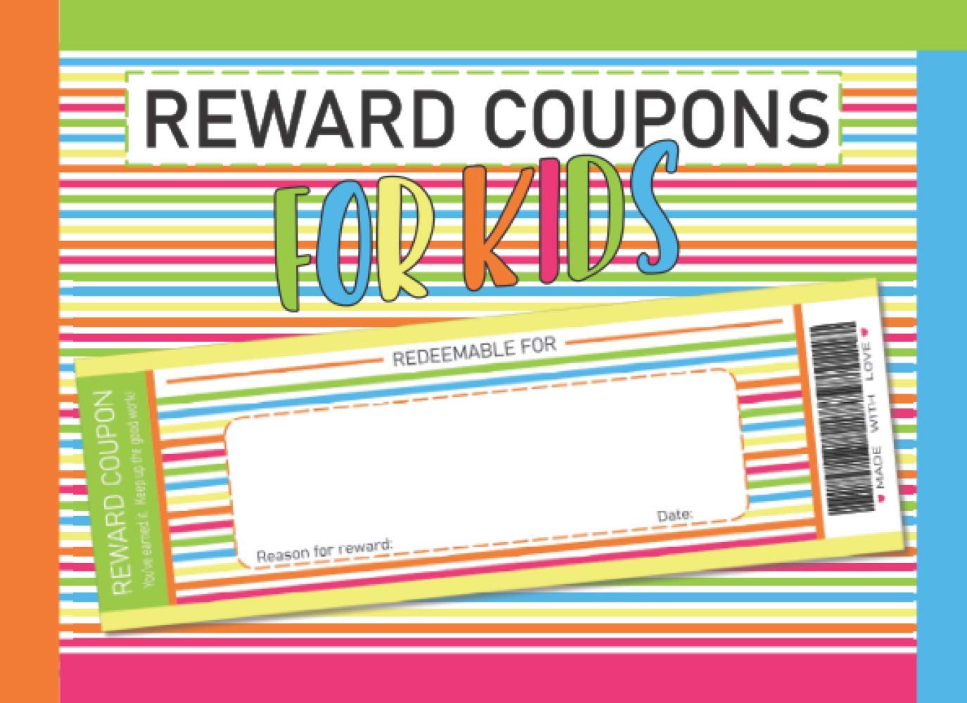 Amazon.com: Reward Coupons For Kids: 36 Full Color Blank Fillable DIY ...