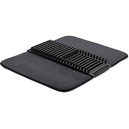 Amazon.com: Umbra Udry Rack and Microfiber Dish Drying Mat-Space-Saving ...