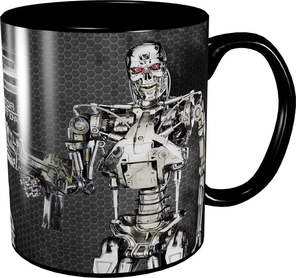 Robotic Terminator 2 Themed Coffee Mug by Haysom Interiors by Haysom ...