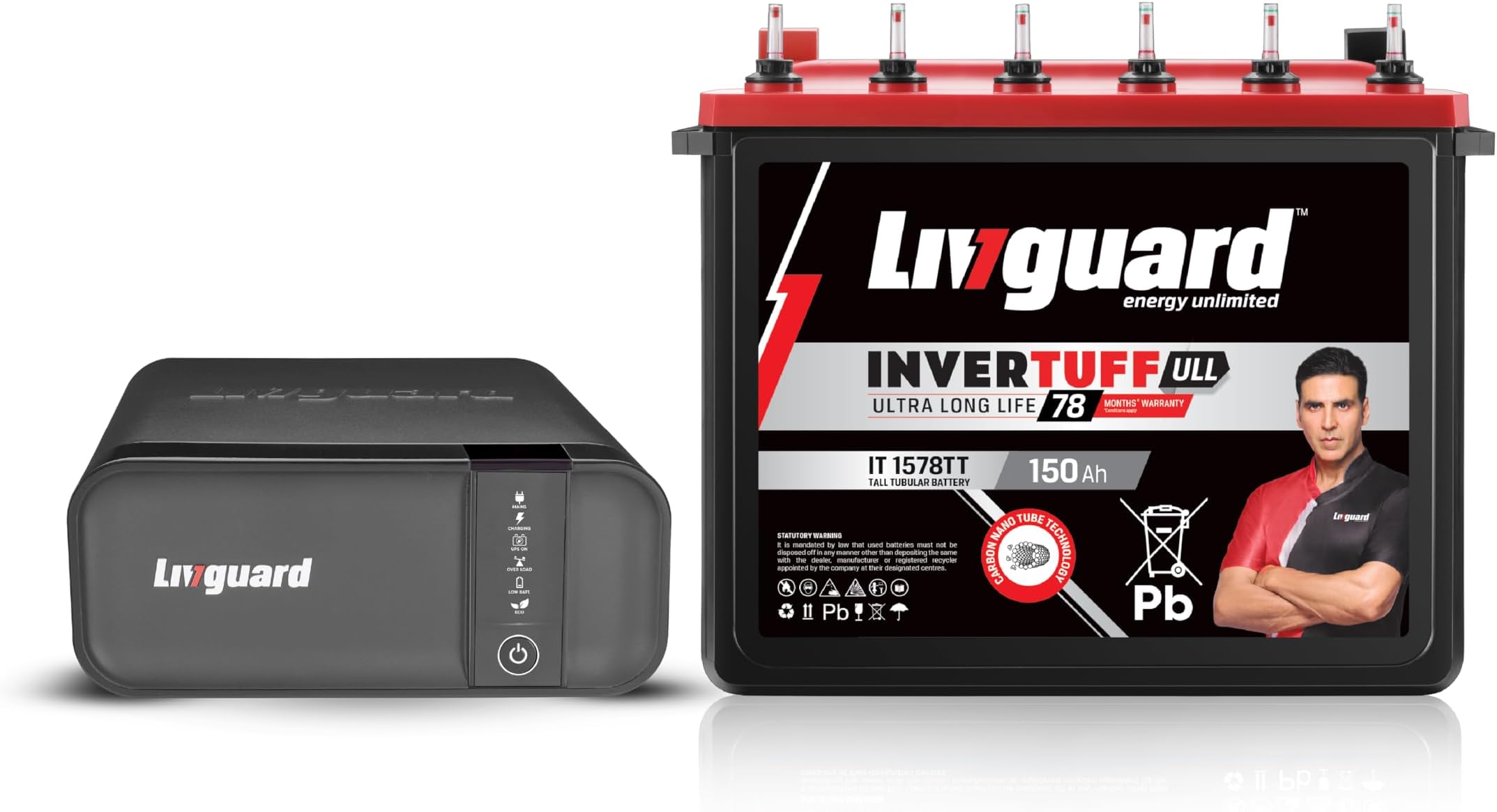 Livguard Smart SINE 1100i Inverter for Home, Office & Shops | 900VA/12V ...