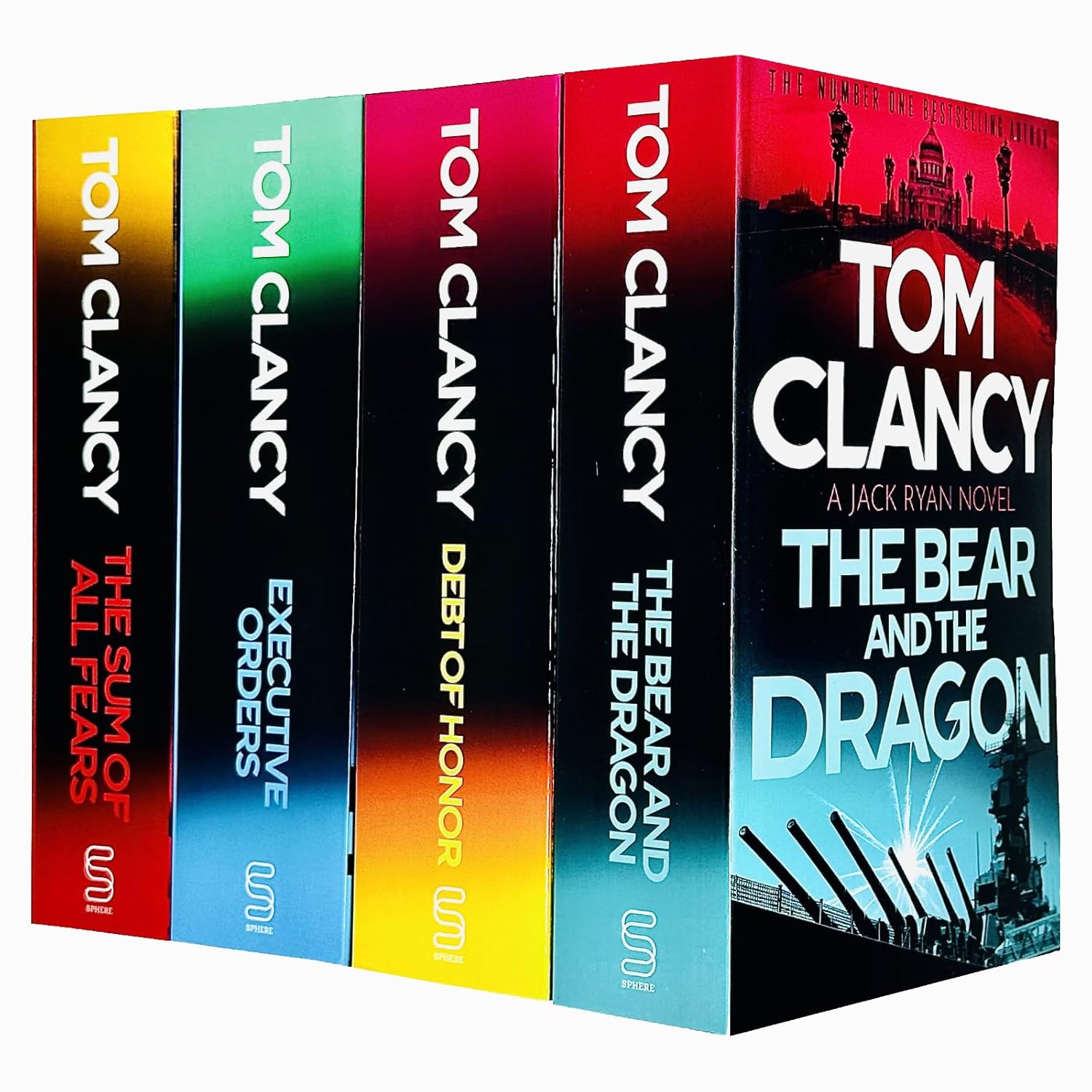 Tom Clancy Jack Ryan Series 4 Books Collection Set (The Bear and the ...