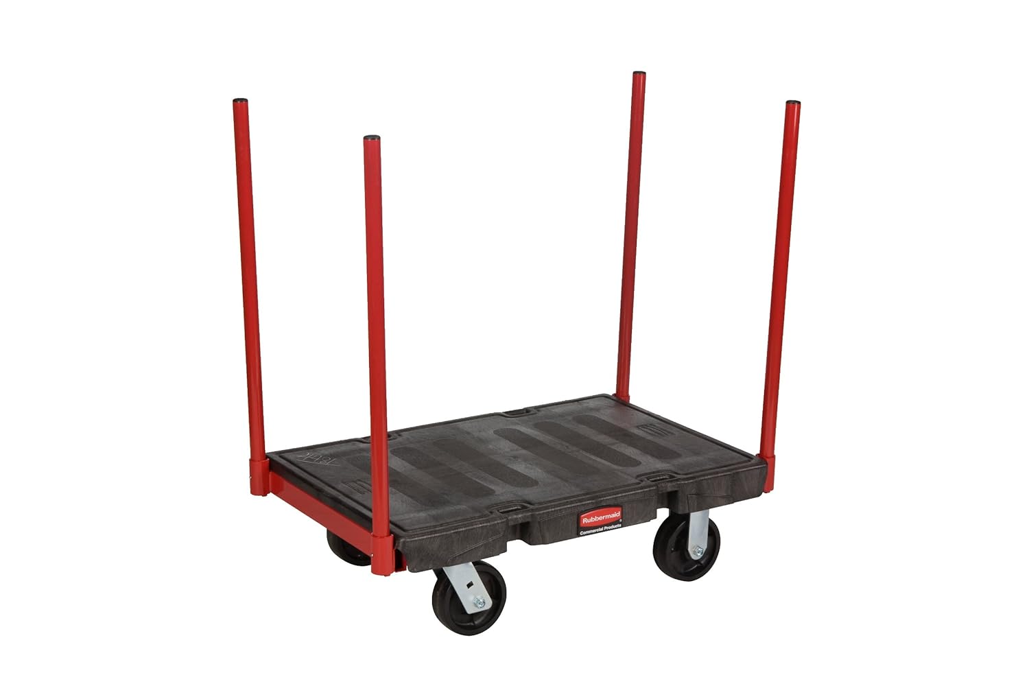 Rubbermaid Commercial Stanchion Platform Truck, 2000 Pounds Capacity ...