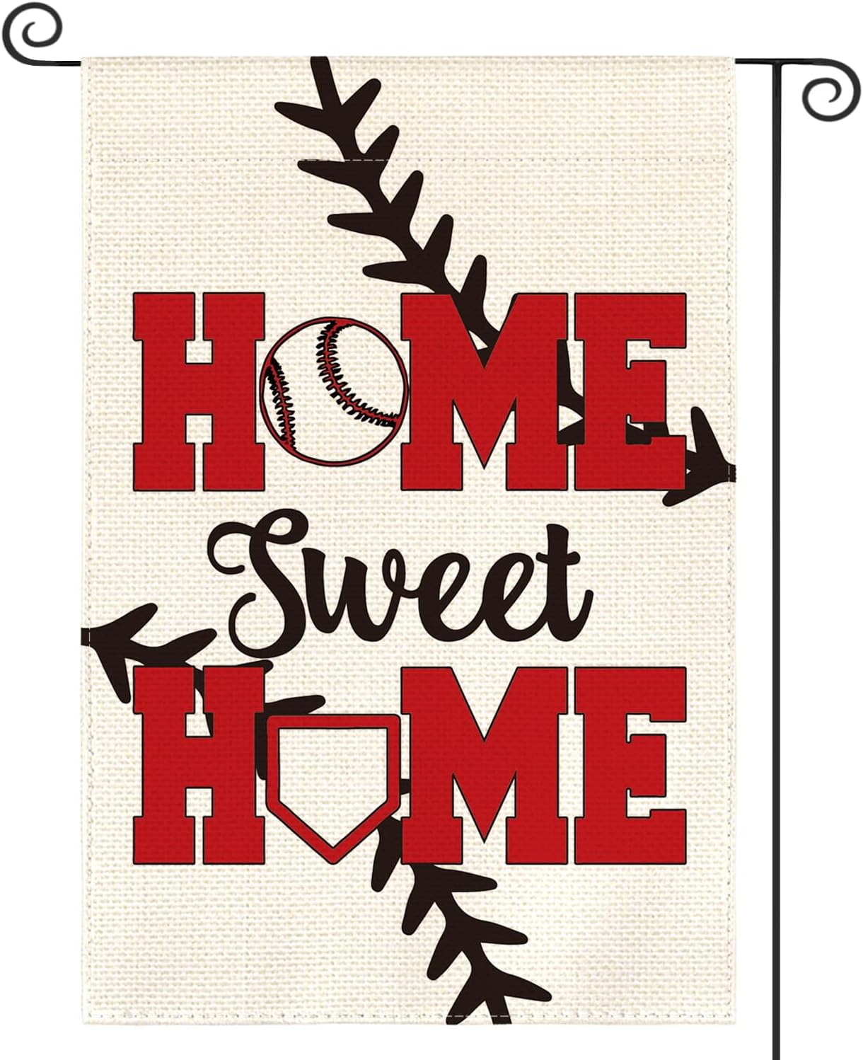 Amazon.com : AVOIN Baseball Garden Flag Vertical Double Sided Home ...