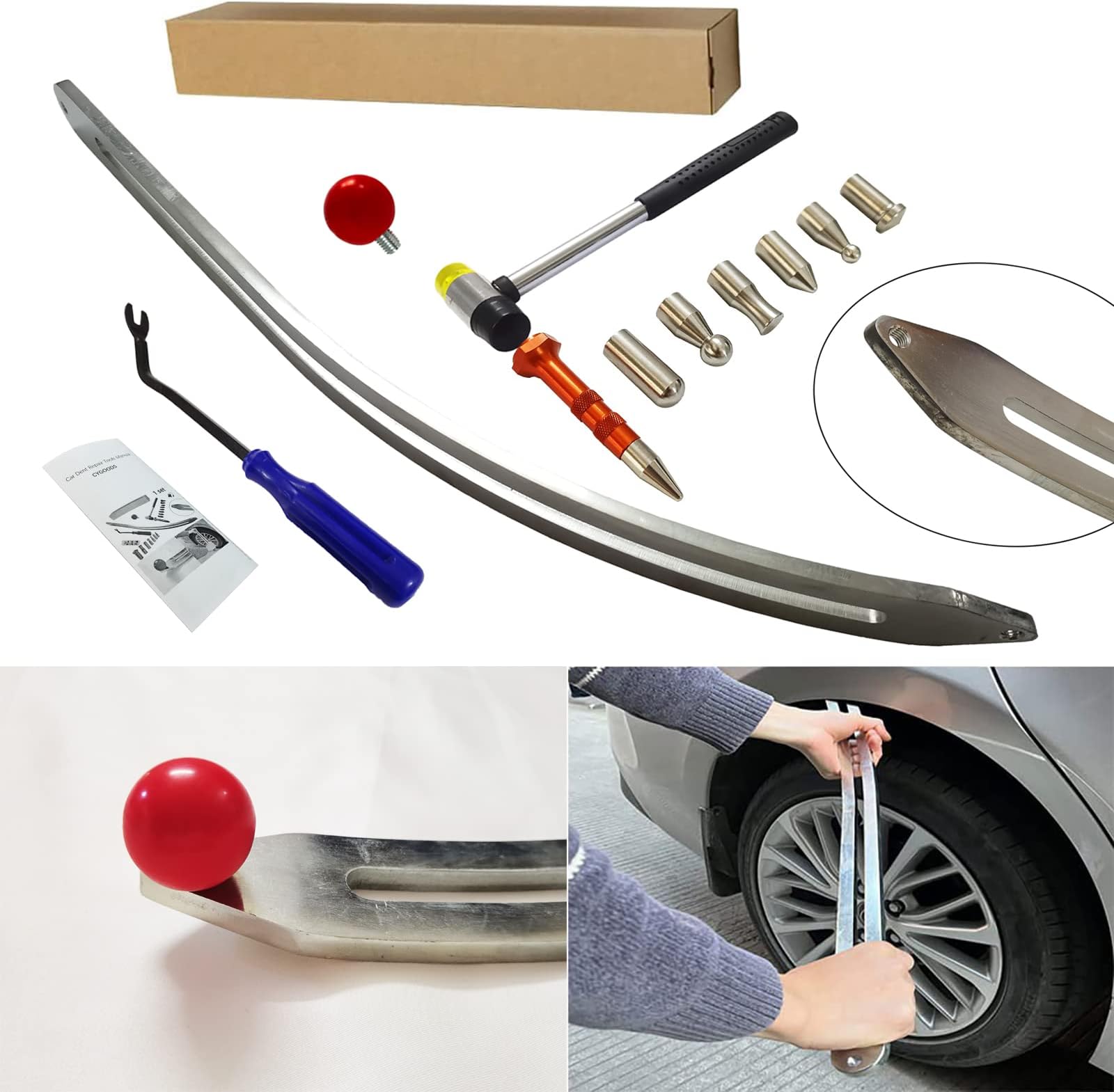 Amazon.com: Pneumatic Air Suction Auto Body Dent Puller w/ Slide Hammer ...