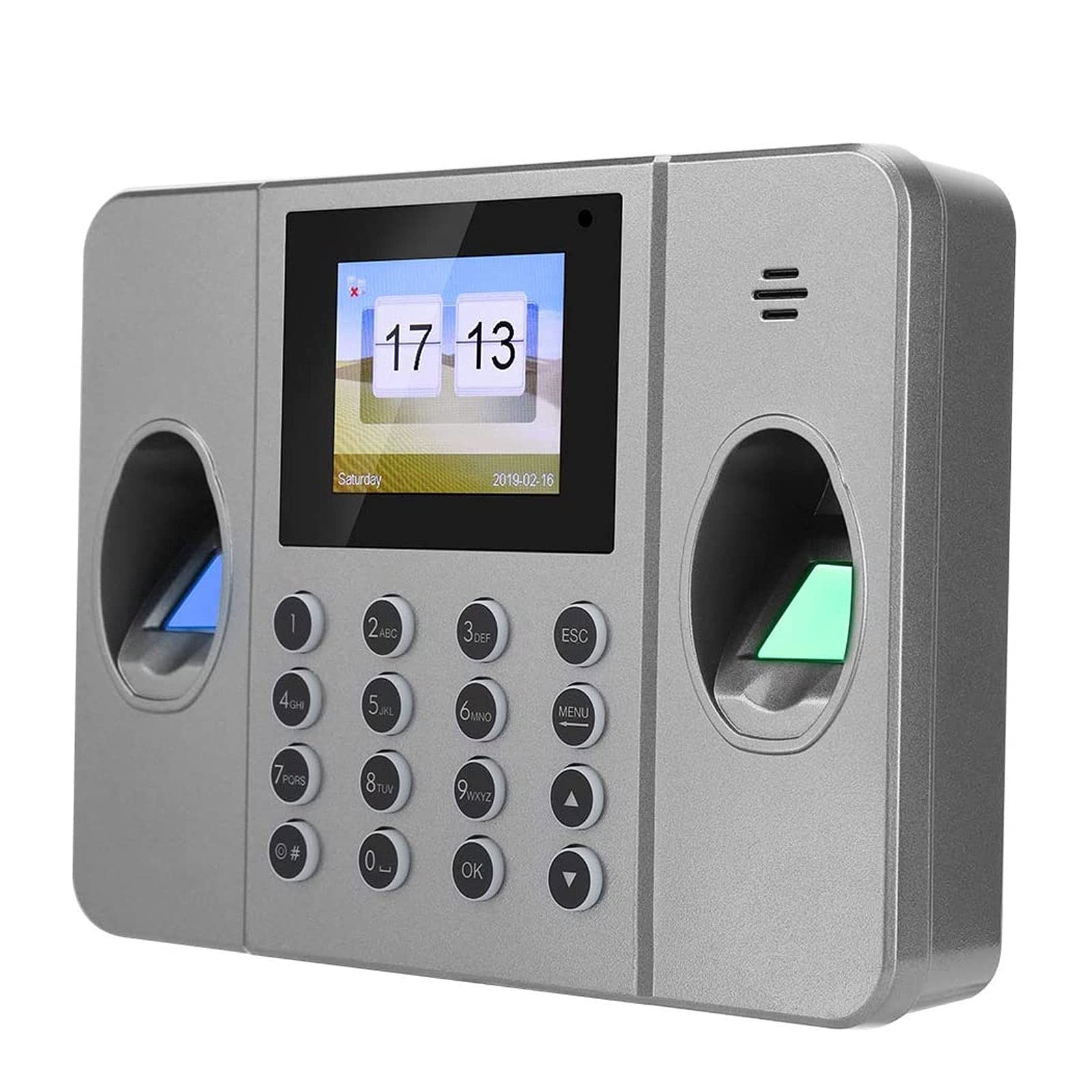 Buy CHENNA Attendance Machine, Wet and Dry Fingerprint Head Punch Card ...