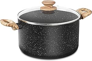 Amazon.com: MICHELANGELO 6 Quart Stock Pot with Lid, Nonstick Soup Pot ...