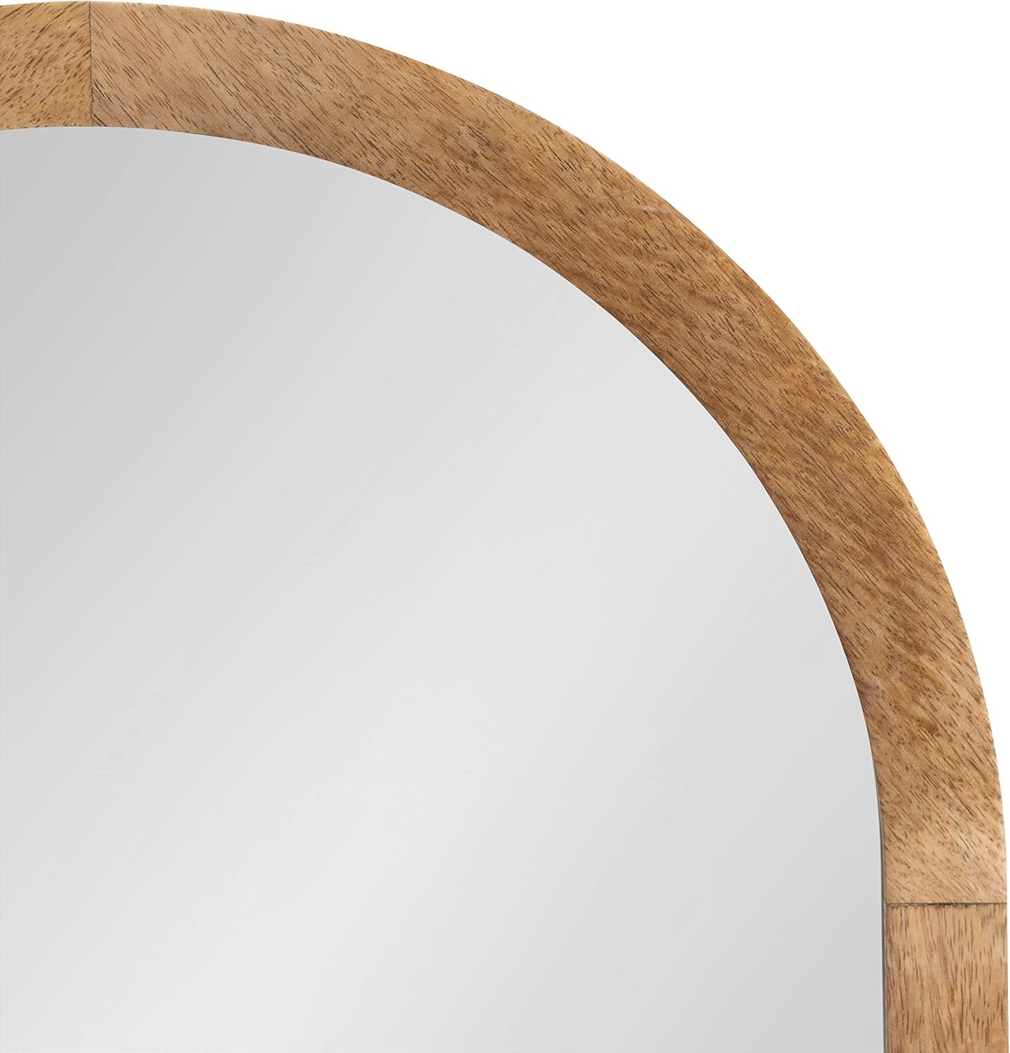 Buy Kate and Laurel Hutton Capsule Shelf Mirror, 16 x 38, Natural Mango ...