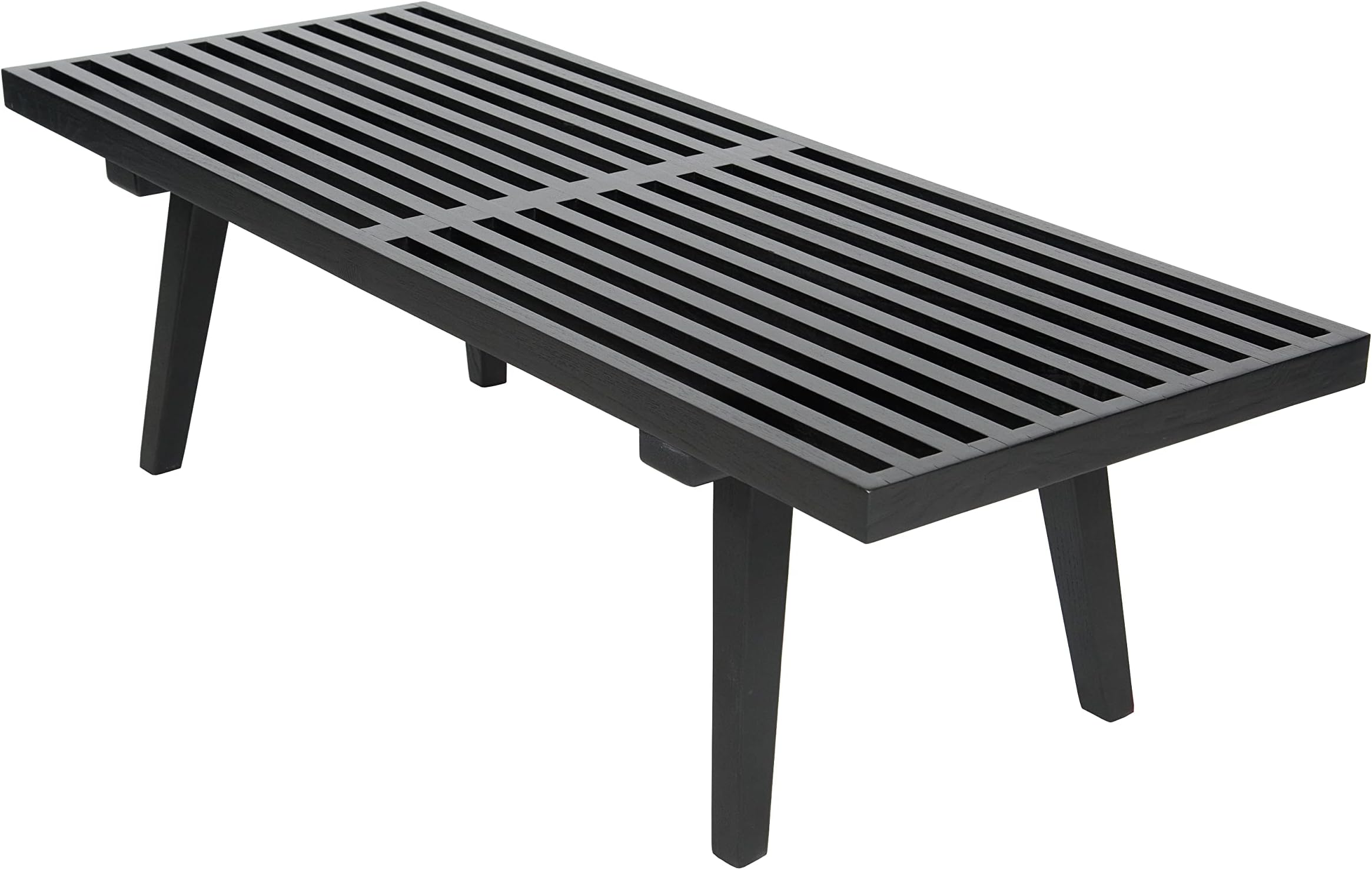 Amazon.com - LeisureMod 48” Wide Platform Bench with Rectangular ...